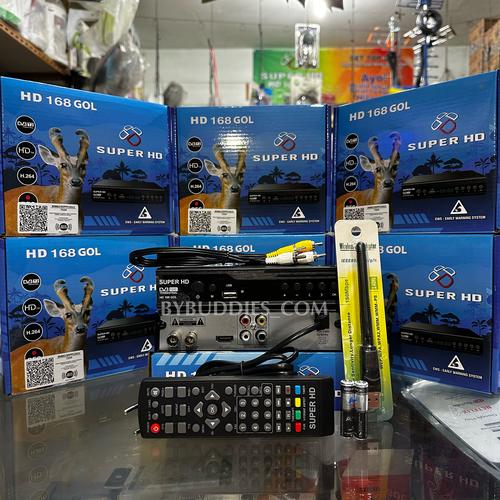 Jual SET TOP BOX DVB T2 SUPER HD 168 / TV BOX STB SUPERHD / Digital ...
