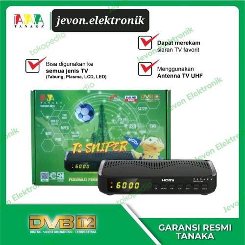 Jual Set Top Box TV Digital STB Tanaka T2 Sniper DVB Wifi 2 USB Port Hijau - Kota Surabaya ...