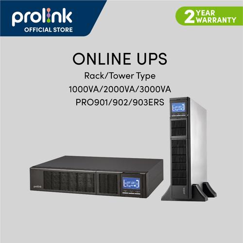 Promo Prolink Professional II+ Online UPS Rack Mount 1KVA-3KVA Pure ...