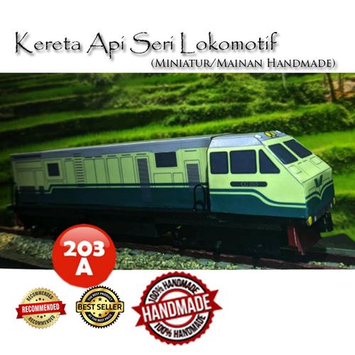 Jual Kereta Api Indonesia Seri Lokomotif (Mainan Handmade) - KA-001 ...