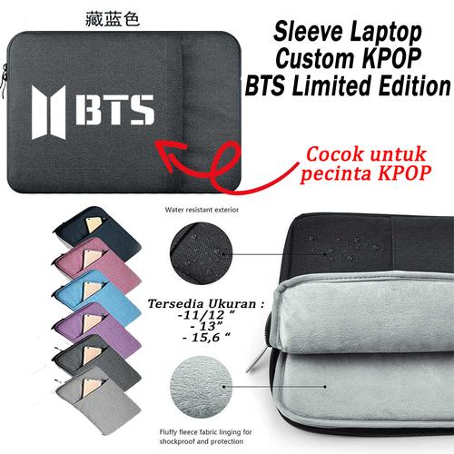 Jual Tas Laptop Sarung Sleeve Case Laptop Custom BTS KPOP Limited ...