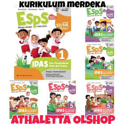 Jual BUKU ESPS IPAS KELAS 1,2,3,4,5,6 SD/MI KURIKULUM MERDEKA ERLANGGA - kelas 5 vol 2 - Jakarta ...
