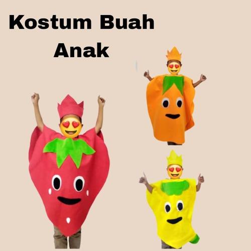 Jual Kostum Anak Karakter Buah Baju Kostum Karnaval cosplay - JERUK ...