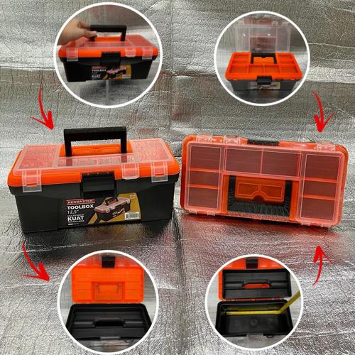 Jual toolbox kenmaster 12.5 kotak perkakas pvc plastik tool box - Kota ...
