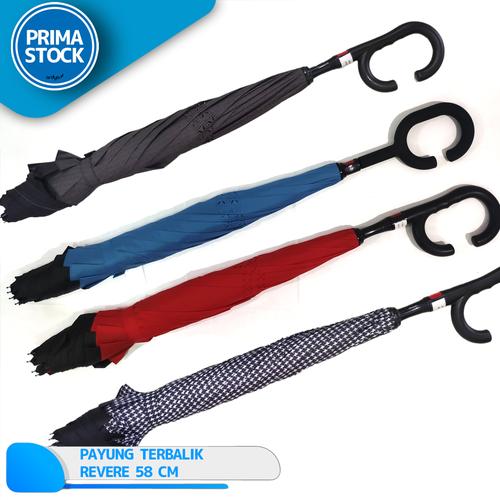 Jual PAYUNG TERBALIK REVERSE INVERT UMBRELLA 23 INCH 58 CM WARNA - Kota ...
