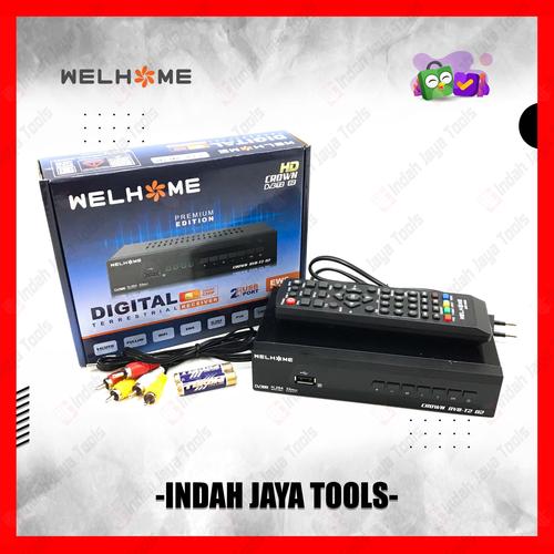Jual WELHOME Set Top Box TV Digital DVB T2 - STB Full HD HDMI Receiver - Kota Bandung - Indah ...