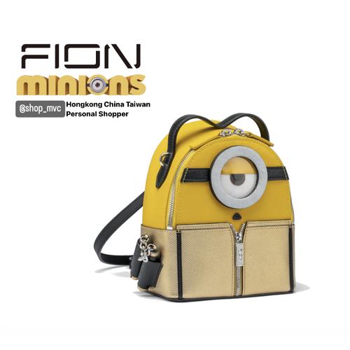 Jual Fion Minions Jacquard with Leather Backpack Authentic | Tas Minion ...