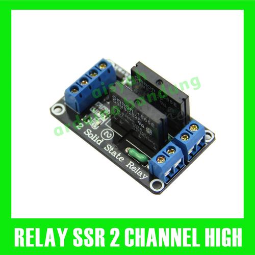 Promo 2 Channel OMRON SSR High Level Solid State Relay SSR Module ...