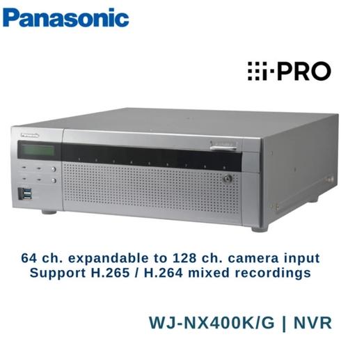 Jual NVR PANASONIC WJ-NX400K/G 64 CHANNNEL TO 128CH SUPORT H.265/H.264 ...