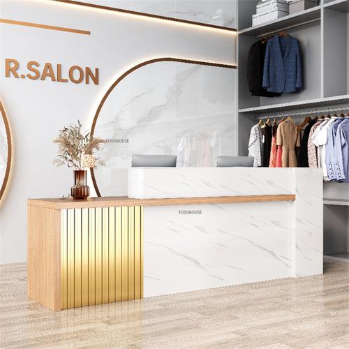 Jual meja resepsionis desk meja resepsionis cashier dsk premium quality ...