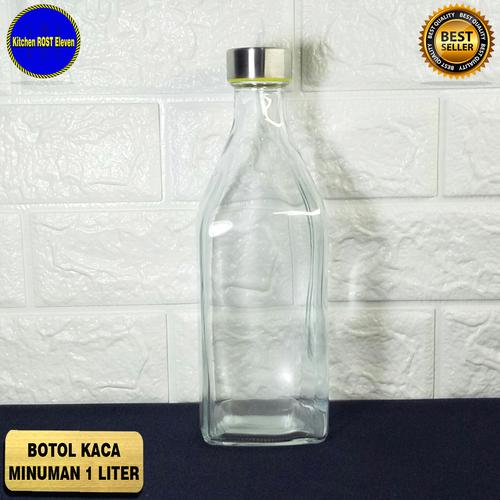Jual botol kaca 1000ml / botol kaca 1 liter / botol jumbo / botol bir ...