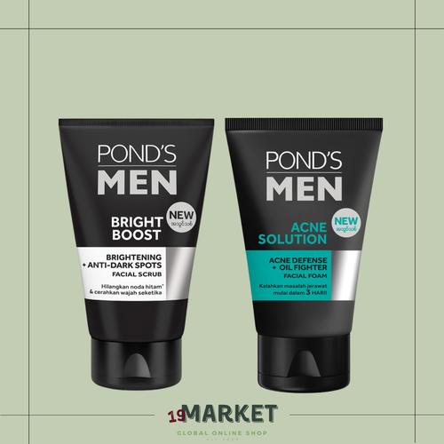 Promo Ponds Men Sabun Cuci Muka Facial Wash - Oil Fighter, 100g ...