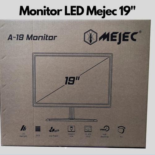 Jual LED Monitor MEJEC 19 inch Full HD HDMI & VGA Input Flat Bezel ...