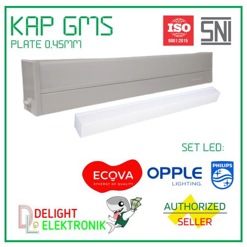 Jual KAP LAMPU GMS 1X18 2X18 1X36 2X36 0,45mm PLATE - 1X36, KAP SAJA ...