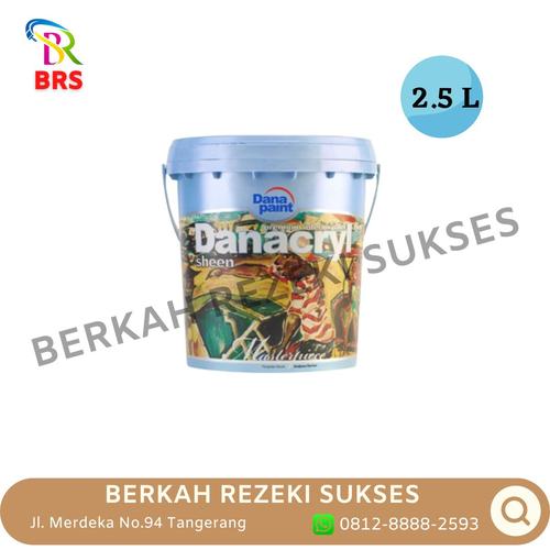 Jual DANACRYL SHEEN Brilliant White Cat Interior Cat Tembok 2.5L, 20L ...