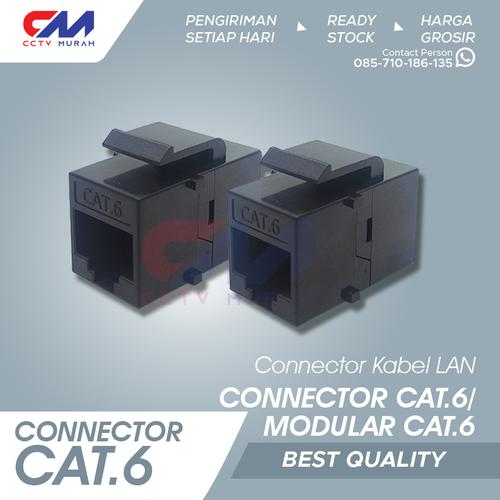 Jual Modular Jack Cat 6 RJ45 Hitam - Jakarta Barat - CCTV-MURAH | Tokopedia
