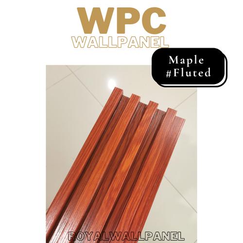 Jual WPC WOOD WALLPANEL FLUTED by Royal Wallpanel - Fluted Maple ...