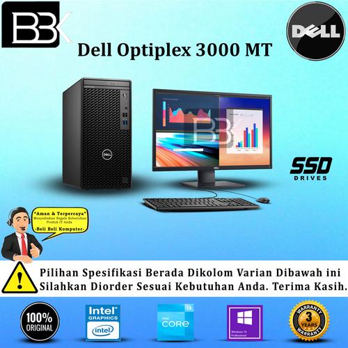 Jual PC Dell Optiplex 3000 MT i3-12100 8GB 16GB 1TB 256GB W10PRO 3YR ...