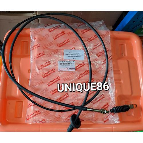 Jual CABLE SUB ASSY ACCELERATOR CONTROL 78028-EW010 (HOP) HINO ...