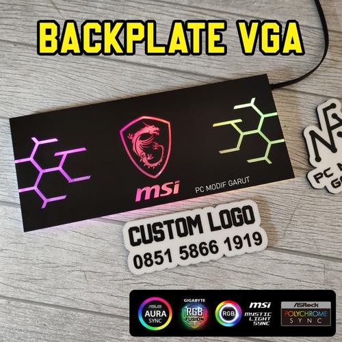 Jual backplate vga led RGB synce MObo - RGB STANDAR - Kab. Garut - NGR ...