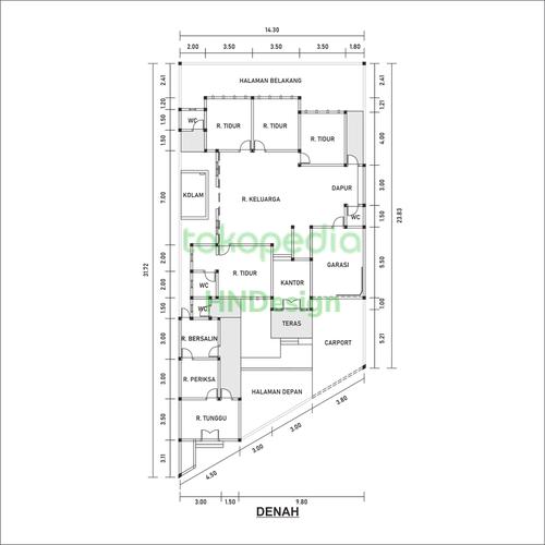 Jual JasaGambar Denah Bangunan 2D Site Layout Desain Arsitek Gambar ...