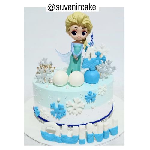 Jual Cake Frozen/kue ulang tahun elsa/kue ultah elsa/kue ultah frozen ...