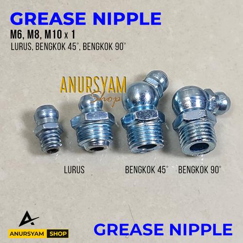 Jual Grease Nipple M6 M8 M10 / Napel Nipel Gris / Nepel Gemuk - M6 ...