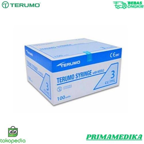 Jual Terumo Spuit Syringe 1cc 3cc 5cc 10cc With Needle - 3 CC - Kab. Bekasi - PRIMAMED | Tokopedia