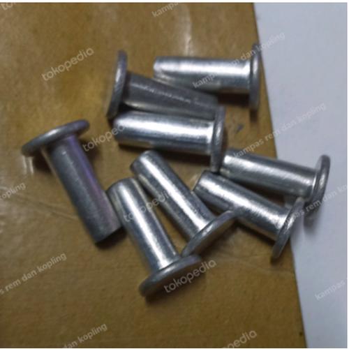 Jual Paku Rivet Paku Kampas Rem 5X15 Alumunium Kepala Rata - Kota ...