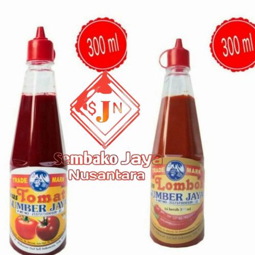 Jual Saos Tomat Sumber Jaya / Saus Lombok Merah Asli Makassar 300ml ...