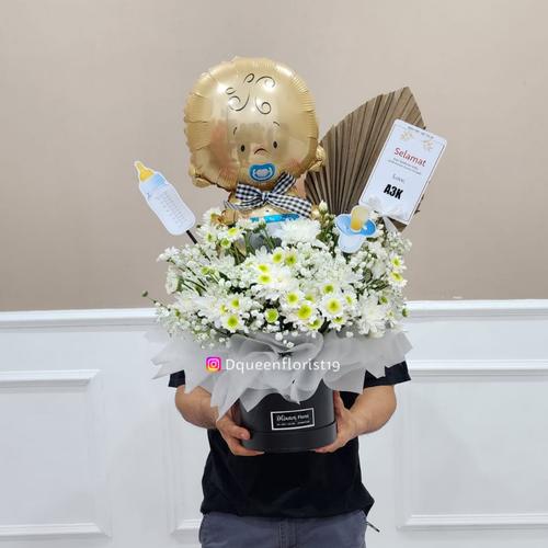 Jual Bunga Box kelahiran ucapan baby new born ultah - Jakarta Pusat ...