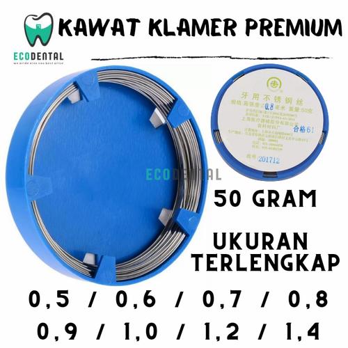 Jual Dental Kawat Klamer Klamer Gigi Wire Kawat Ortho Prostho Gigi ...