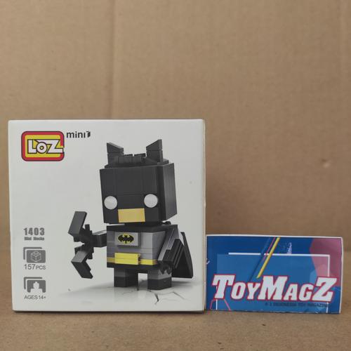 Jual Loz Mini Cubedude Nano Blocks Superheroes Batman Bricks Toy ...