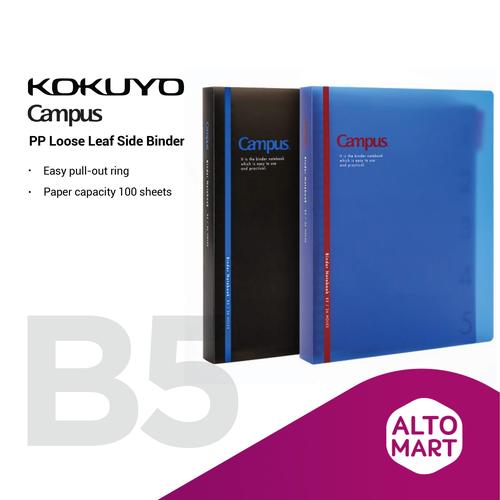 Promo Kokuyo Campus PP Loose Leaf Side Binder B5 Notebook Folder Map ...