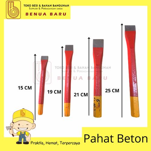 Jual Pahat Beton Besi / Pahat Besi Beton / Pahat Beton Rata Gepeng - 25 ...