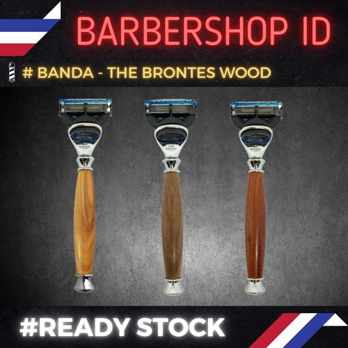 Jual The Brontes Wood Made Shaver 5 Blades Razor / Alat Cukur Premium ...