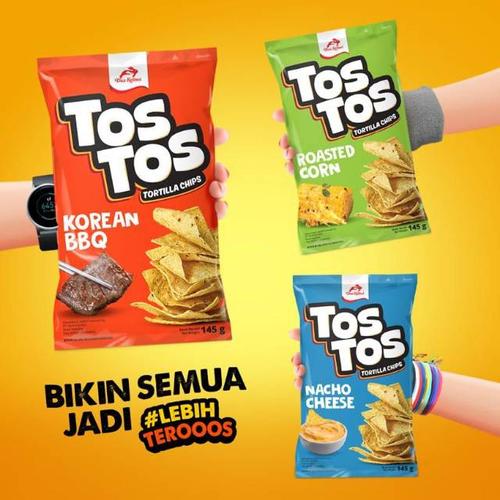 Jual Dua Kelinci Tos Tos Tortilla Chips 145 gr - Roasted Corn - Jakarta ...