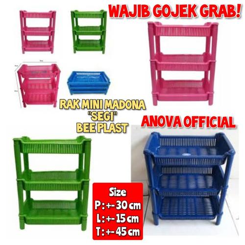 Jual RAK MINI MADONA . SUSUN 3 TIGA . SEGI . BEEPLAST . BEE PLAST ...