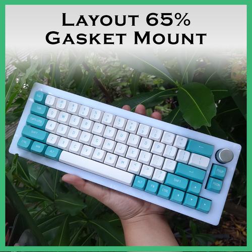 Jual Custom Case Acrylic Gasket Mount Keyboard (65%) | KBD67Lite/rev ...