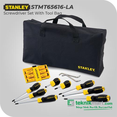 Promo Stanley Screwdriver Set + Tool Bag / Obeng Set +Tas 17pcs ...