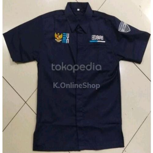 Jual kemeja BUMN BRI seragam BUMN BRI - biru dongker, M - Jakarta Pusat ...