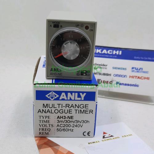 Jual AH3-1 or AH3-2 or AH3-3 ( AH3-NE ) (240Vac), TIMER ANLY - Jakarta ...