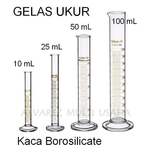 Jual Gelas Ukur Kaca 100 mL / Gelas Pengukur Cairan BOMEX - 100 mL NON ...