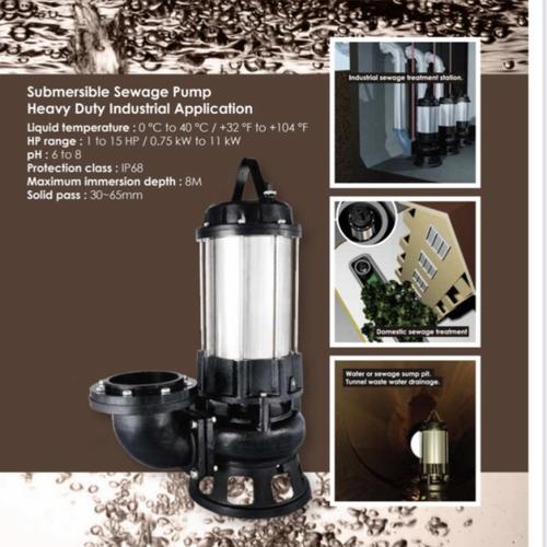 Jual Sewage Pump Bossco 6inch Pompa bossco Dsp 150 15HP 380volt ...