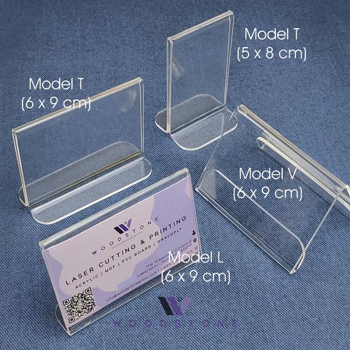 Jual Akrilik Price Tag Acrilic Label Harga Acrylic Kartu Nama Name Card ...