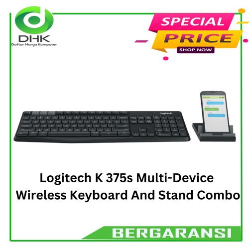 Jual Logitech K 375s Multi-Device Wireless Keyboard And Stand Combo ...