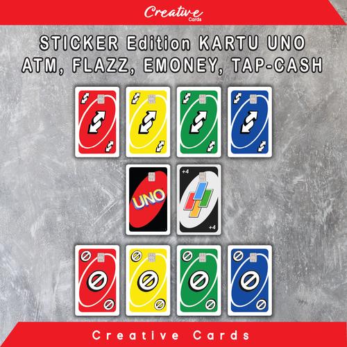 Jual Sticker Kartu Atm Skin Card - Kartu Uno Edition Vinyl + Laminating ...