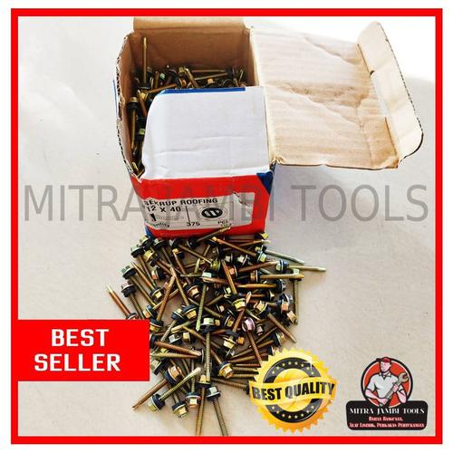 Jual BAUT SENG ATAP ROOFING 12 X 40 TEBAL KARET HITAM WINSON PER KOTAK ...