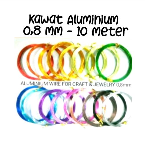Jual Kawat Aluminium 0,8mm - Aluminium Wire 0,8 mm - Kawat Warna Warni ...