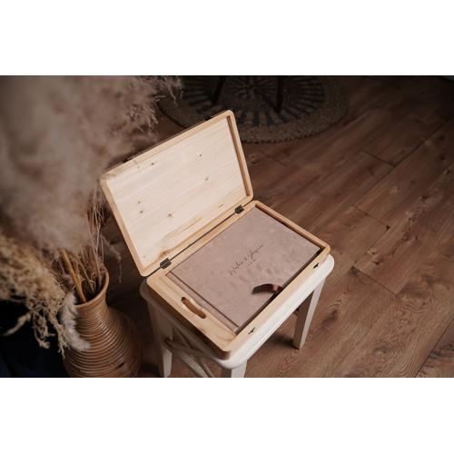 Jual ALBUM MAGAZINE PHOTOBOOK FULLPRESS BOX KAYU ENGSEL HINGES PINUS ...